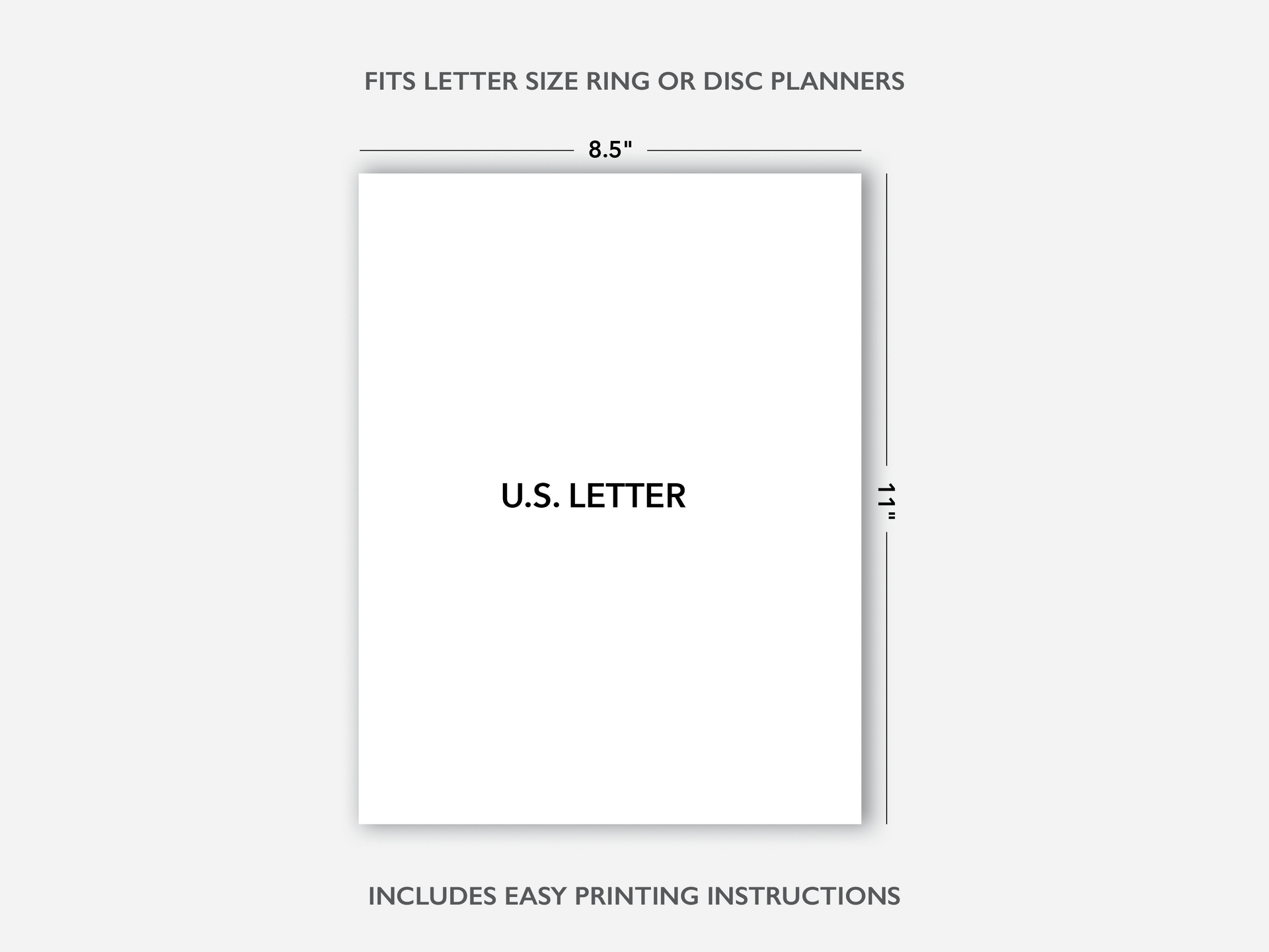 Planner Insert Size Guide – Planned and Productive