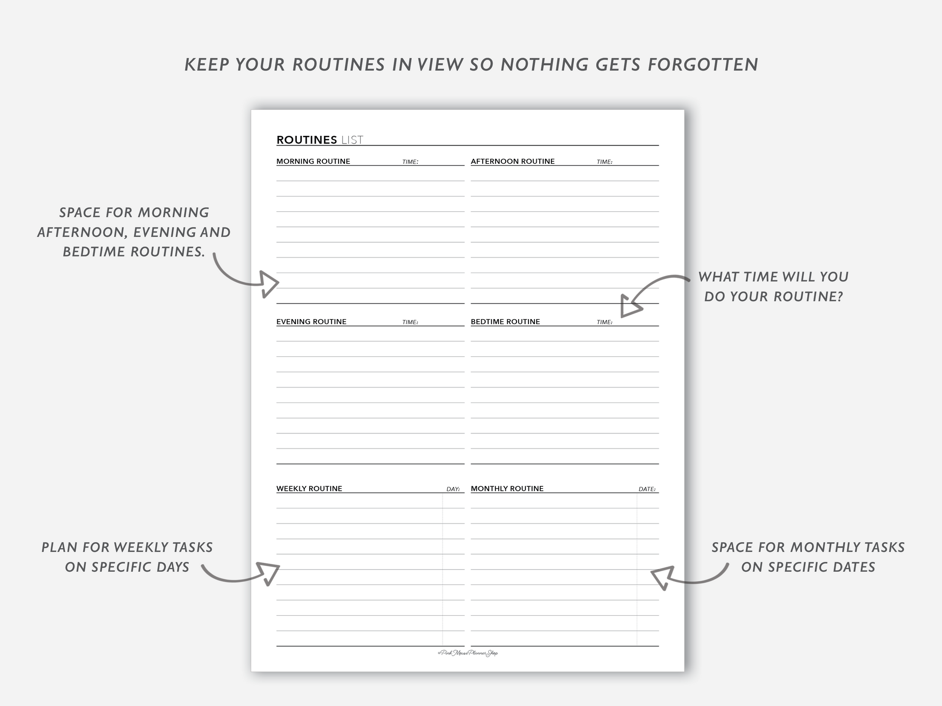 Free Inserts – Planned and Productive