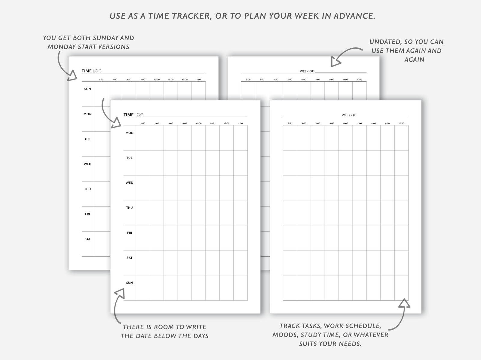 Free Inserts – Planned and Productive